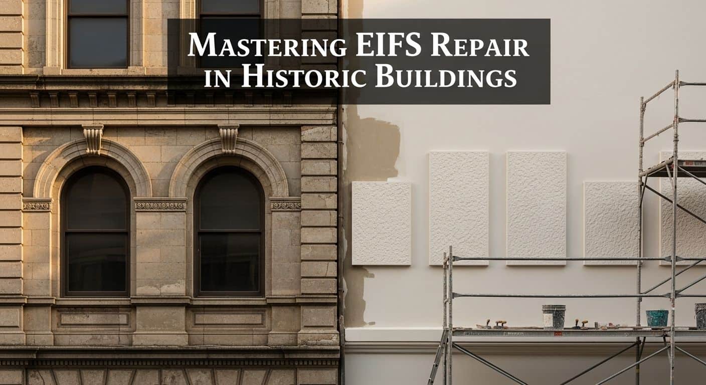 Mastering EIFS Repair in Historic Buildings: Saving History