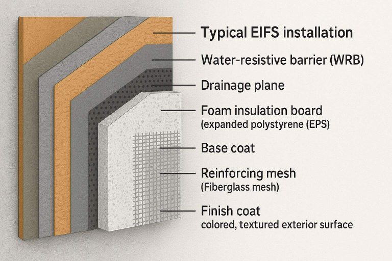 Synthetic Stucco (EIFS) Explained by Indiana Wall Systems