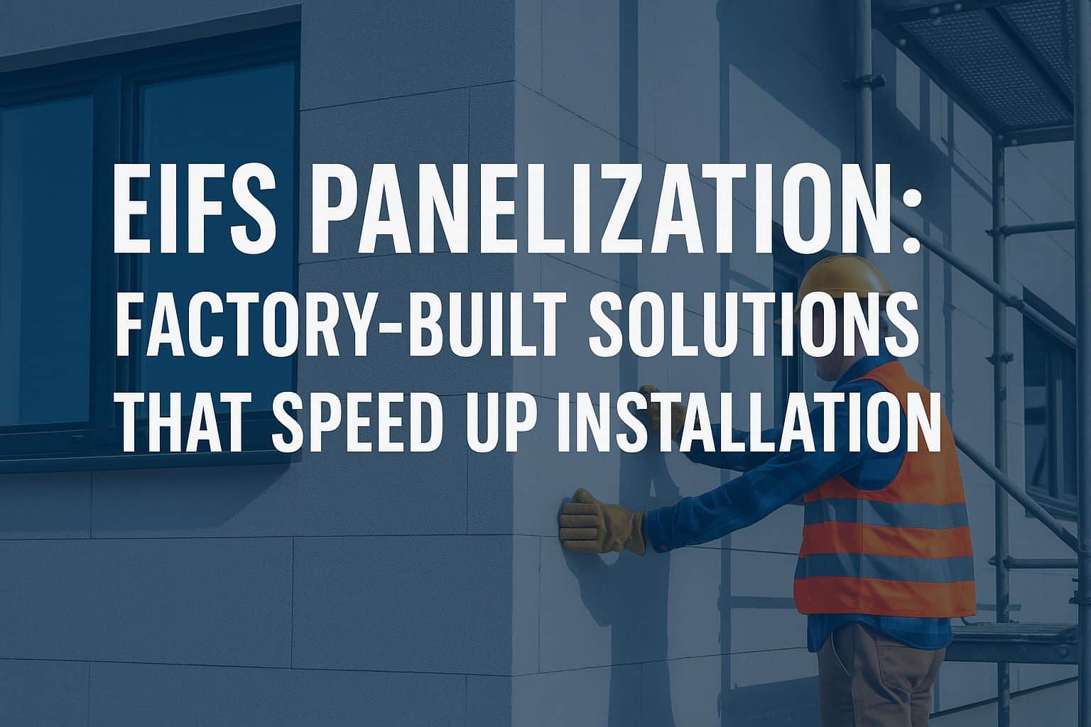 EIFS Panelization: Factory-Built Solutions → Faster Installs