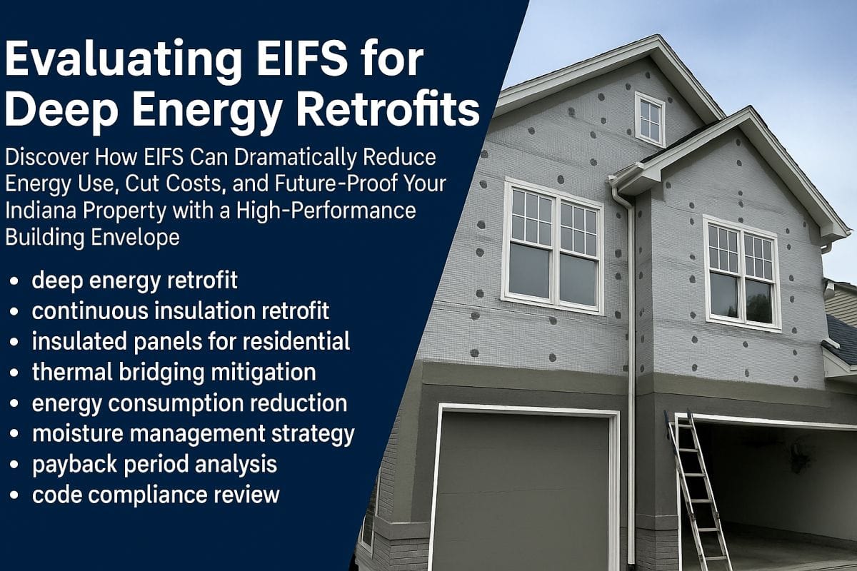Evaluating EIFS for Deep Energy Retrofits