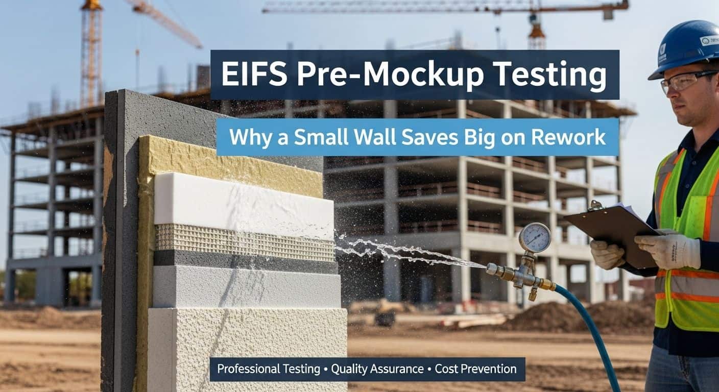 EIFS Pre-Mockup Testing That Catches Errors Before They Cost
