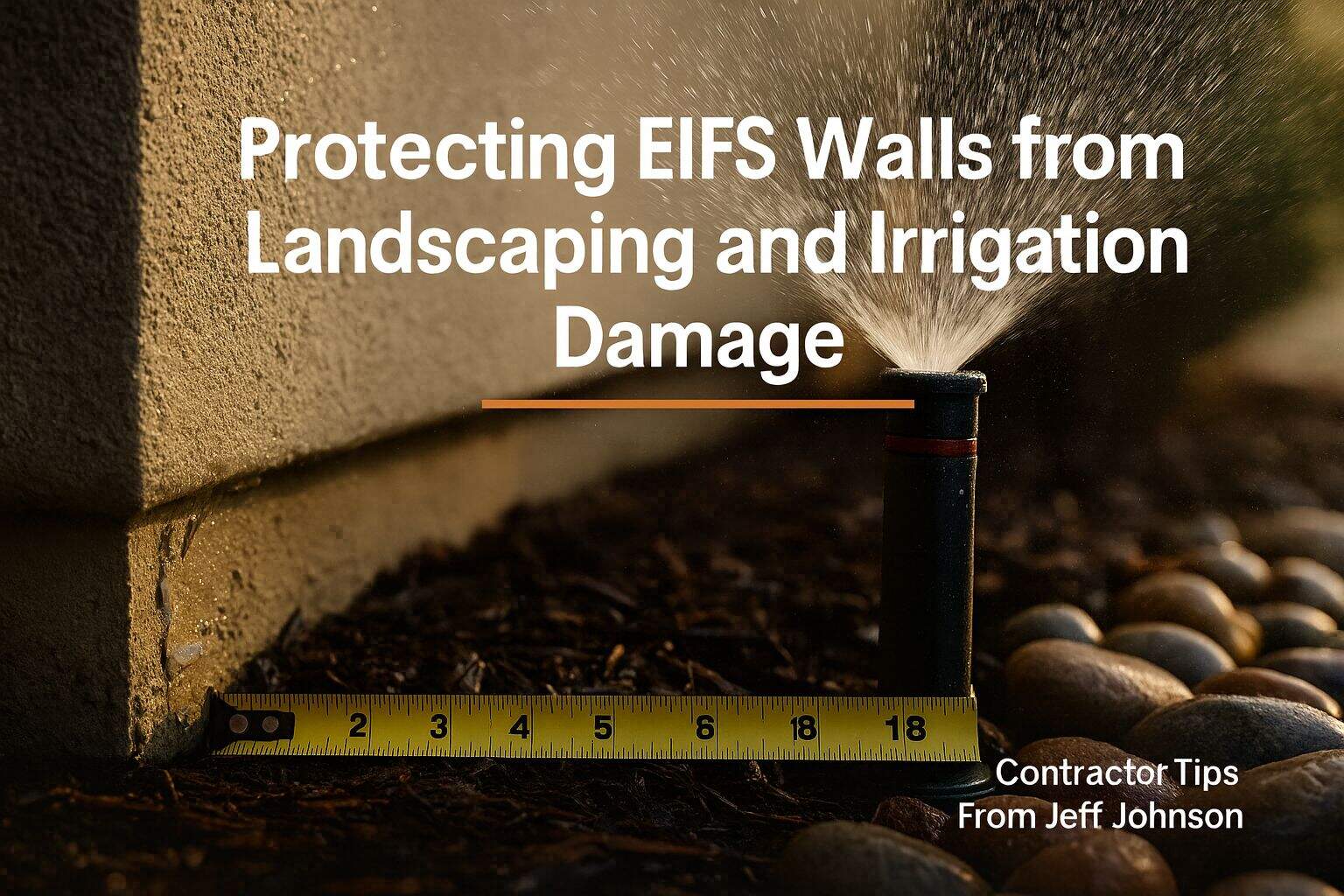 Stop Landscaping and Irrigation from Damaging EIFS Exteriors