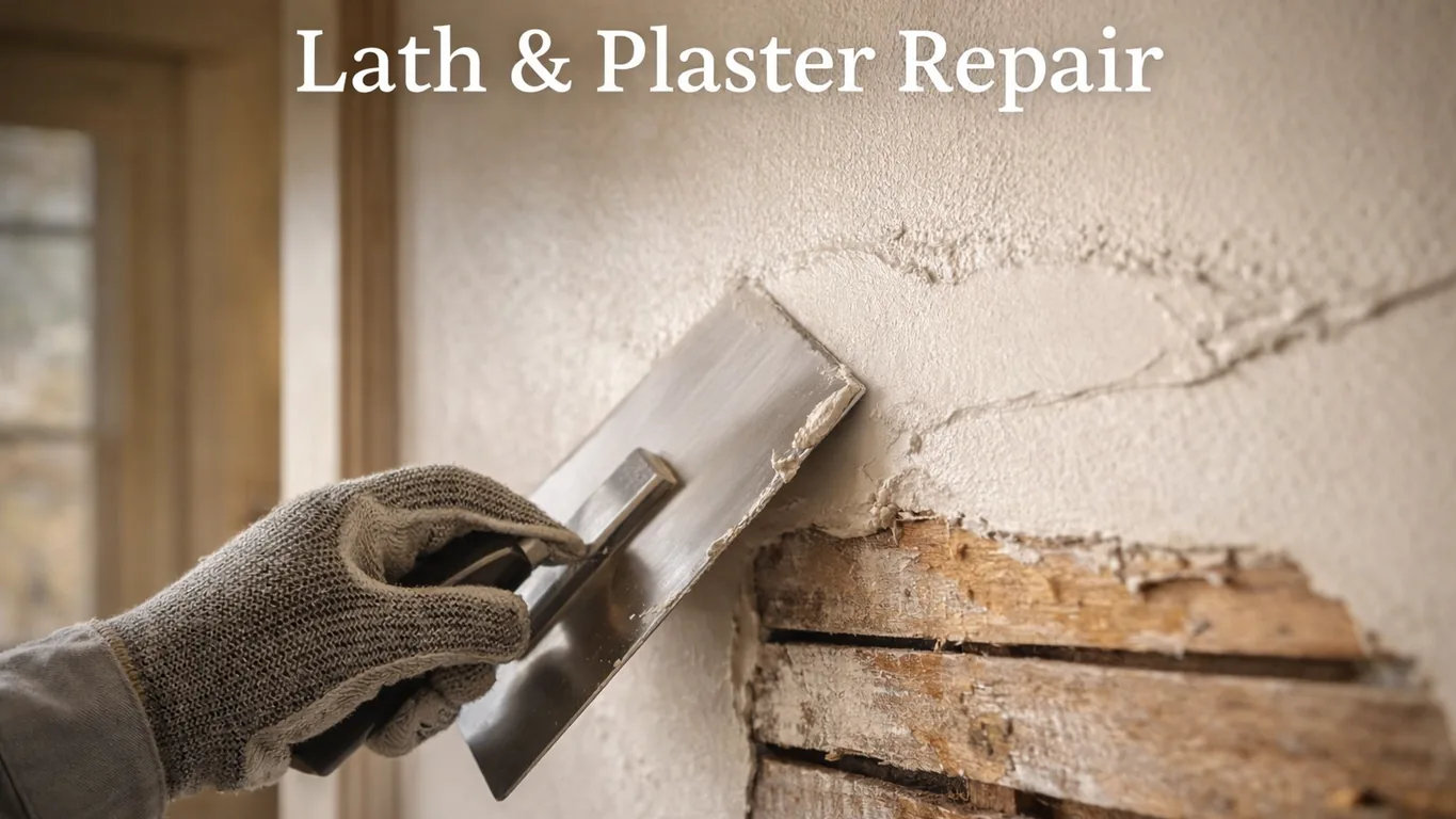 Lath and Plaster Restoration in Historic Indiana Homes