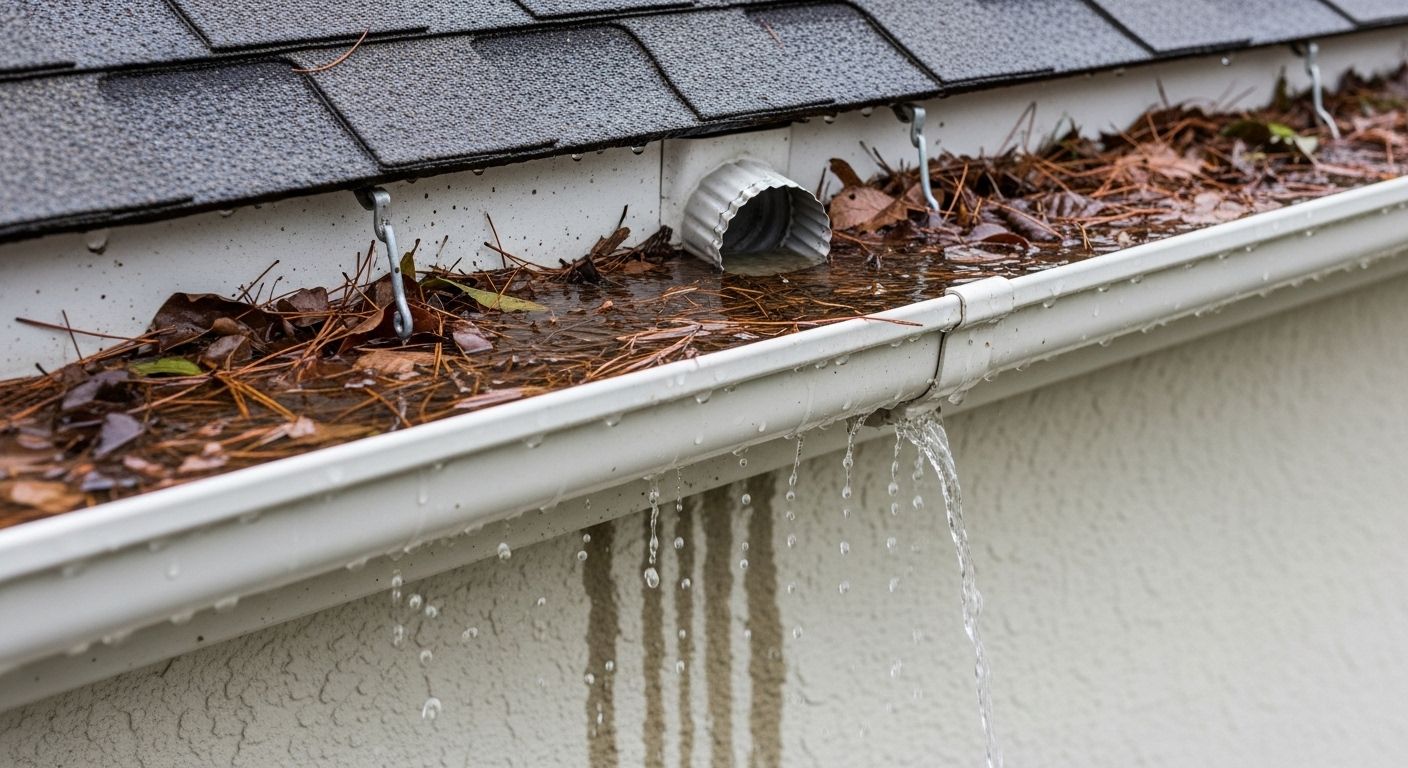 EIFS & Gutters: Hidden Wall Damage Caused by Gutter Overflow